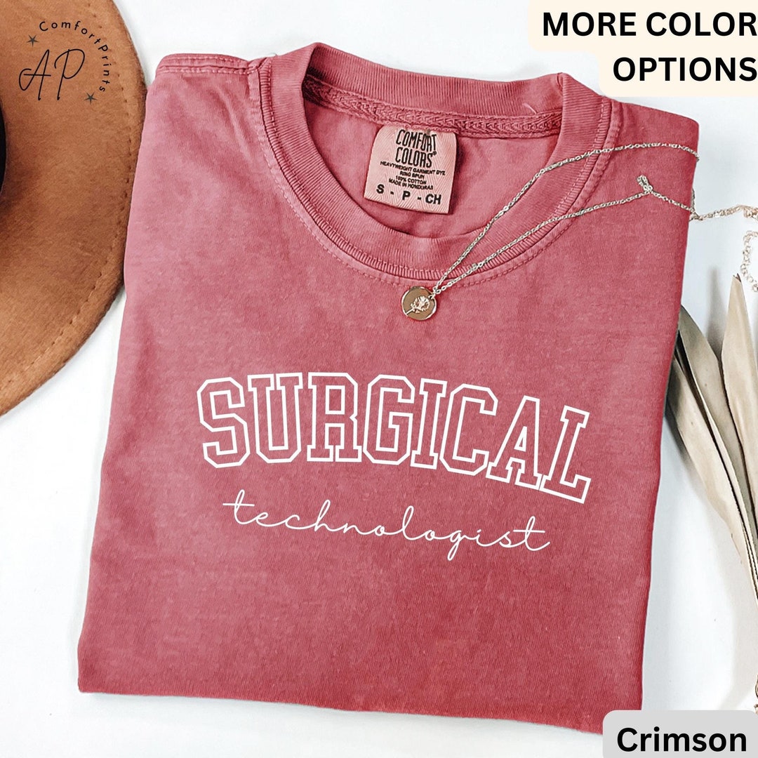 Surgical Technologist Comfort Colors® Retro T-shirt, Surgical Tech ...