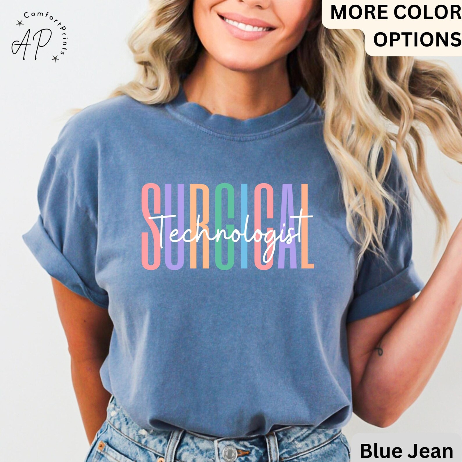 Surgical Technologist Comfort Colors Shirt: Scrub Tech Tee - Etsy