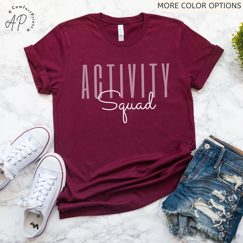 Activity Squad Shirt Activity Assistant T-shirt Activity - Etsy
