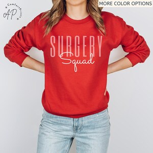 Surgery Squad Sweatshirt, Surgery Team Sweater, Operating Room Nurse ...