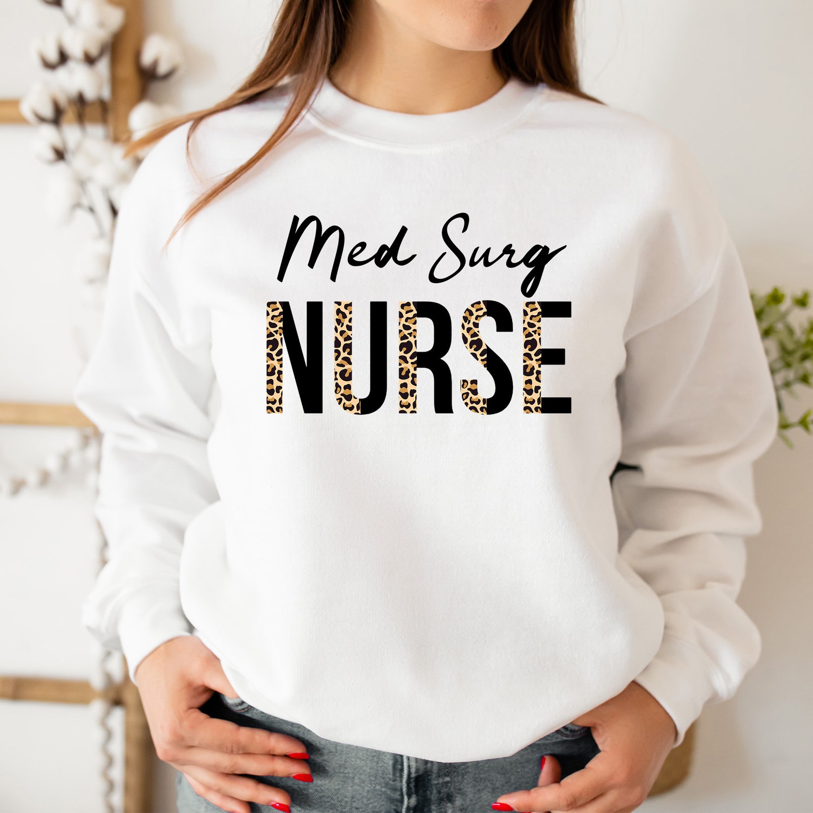 Med Surg Nurse Sweatshirt, Medical Surgical Nurse Sweater, Medsurg ...