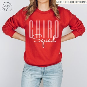 Chiro Squad Sweatshirt: Chiropractor Office Tee - Etsy
