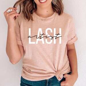 Lash Artist Shirt, Lash Boss T-shirt, Eyelash Extension Tee, Lash Tech ...
