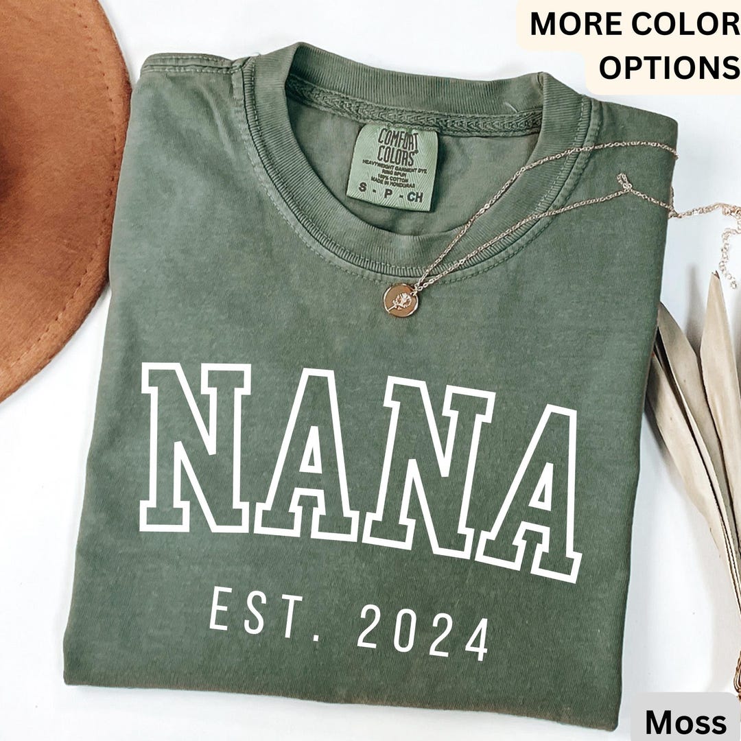 Nana Comfort Colors® T-shirt, Gift for Nana, Mothers Day Gift ...