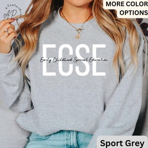 Early Childhood Special Education Sweatshirt, ECSE Sweater, Daycare ...