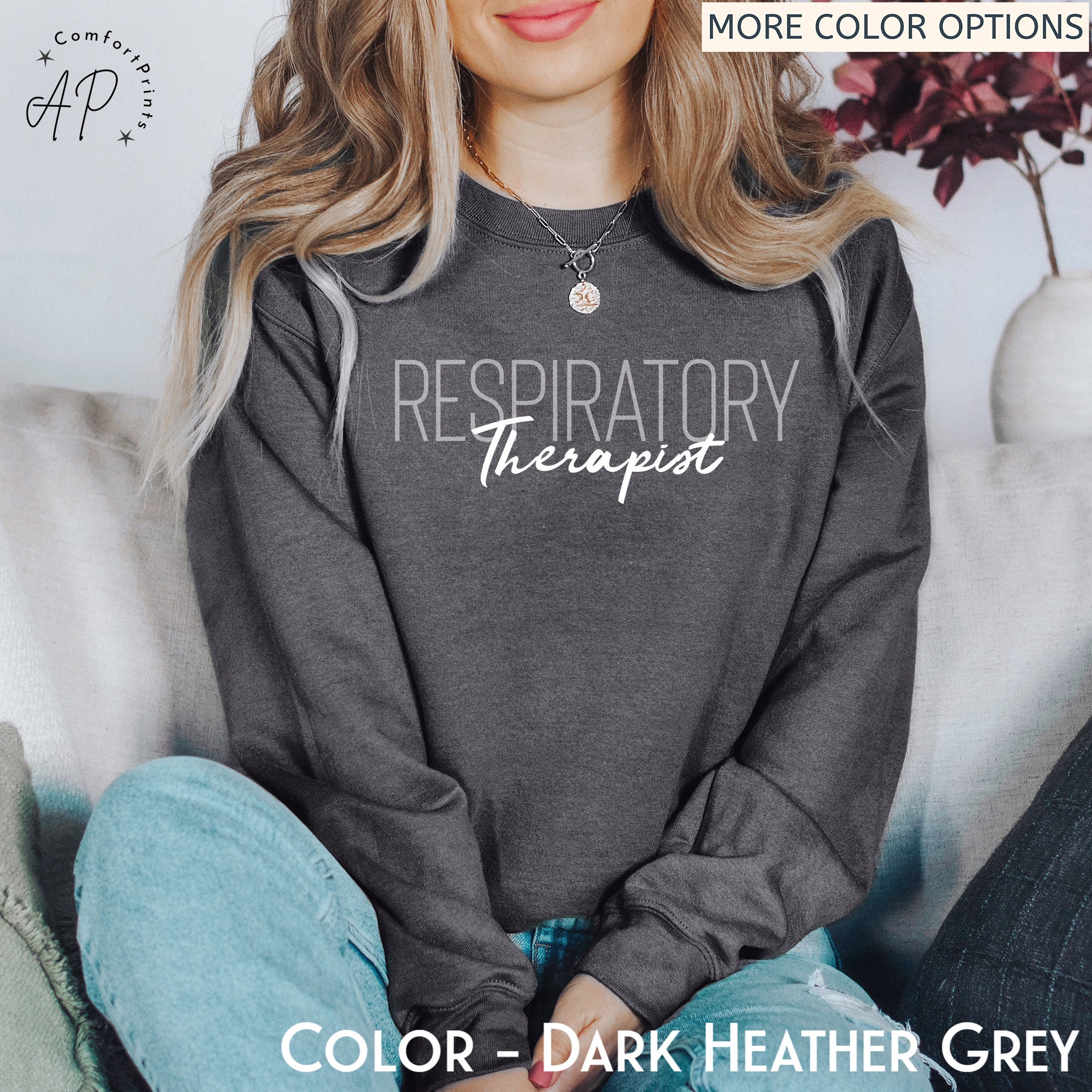 Respiratory Therapist Sweatshirt Respiratory Therapy Sweater - Etsy