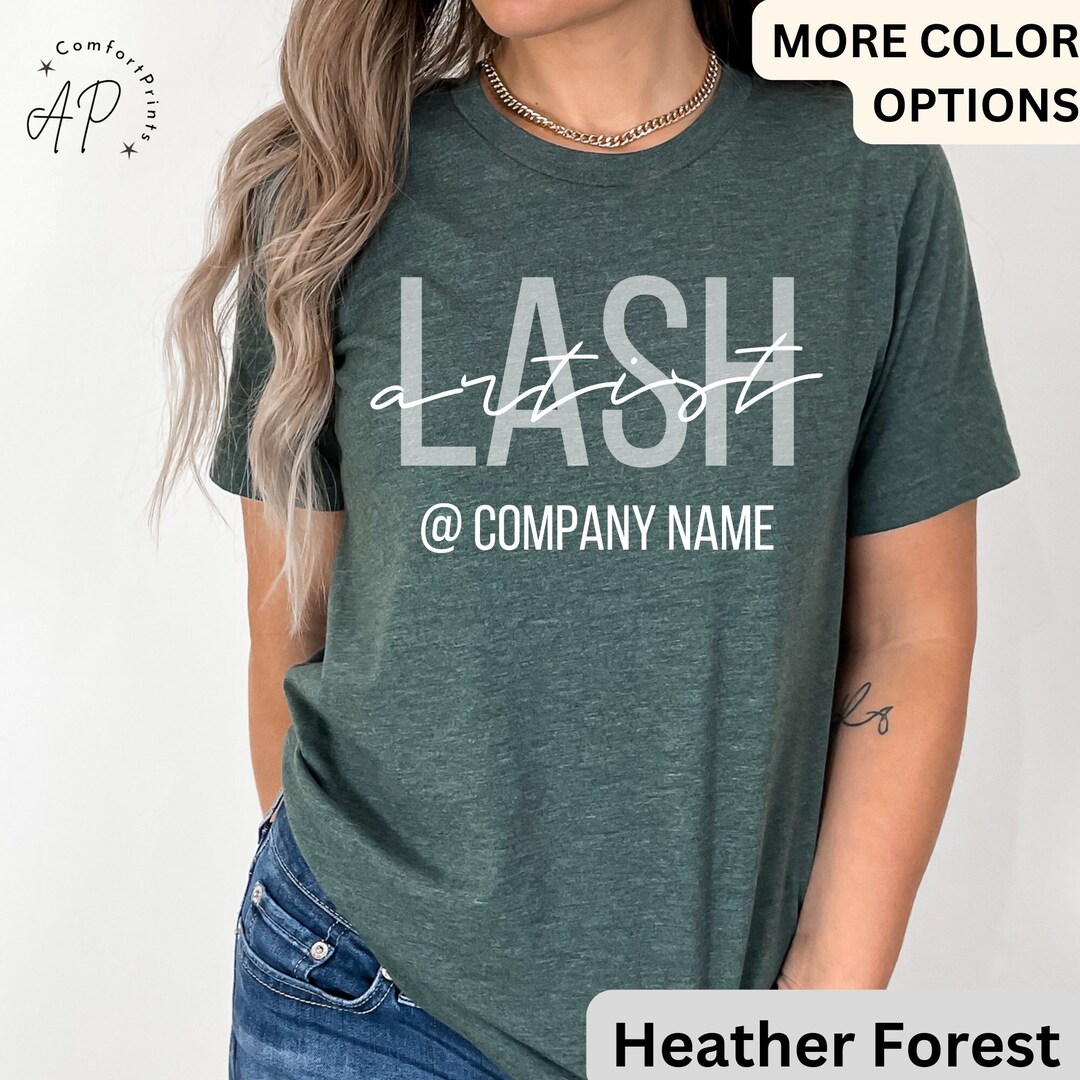 Custom Lash Artist T-shirt: Eyelash Extension Tech Gift - Etsy