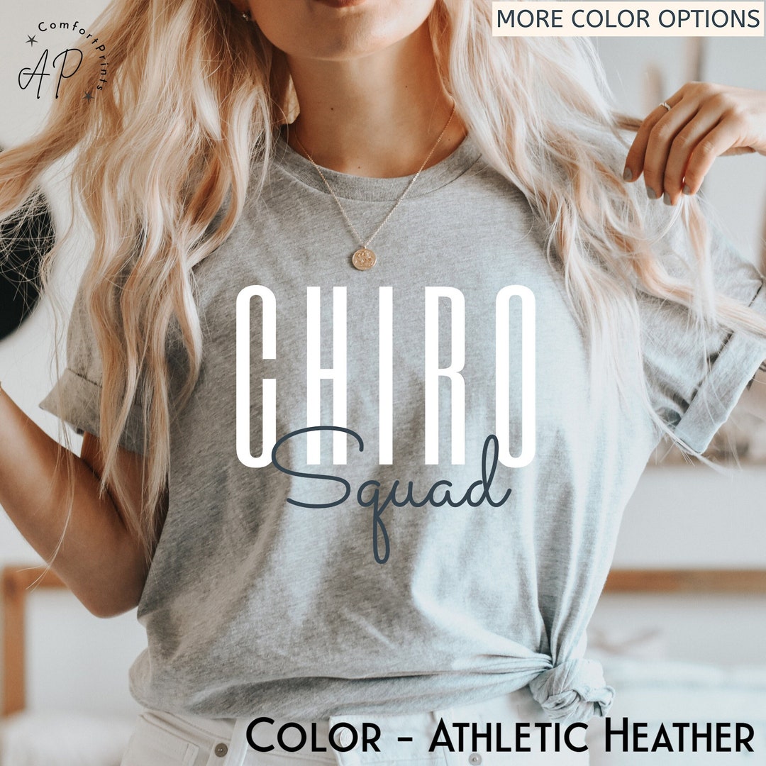 Chiro Squad Shirt, Chiropractor T-shirt, Chiropractor Assistant ...