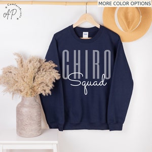 Chiro Squad Sweatshirt, Chiropractor Sweater, Chiropractor Assistant T ...