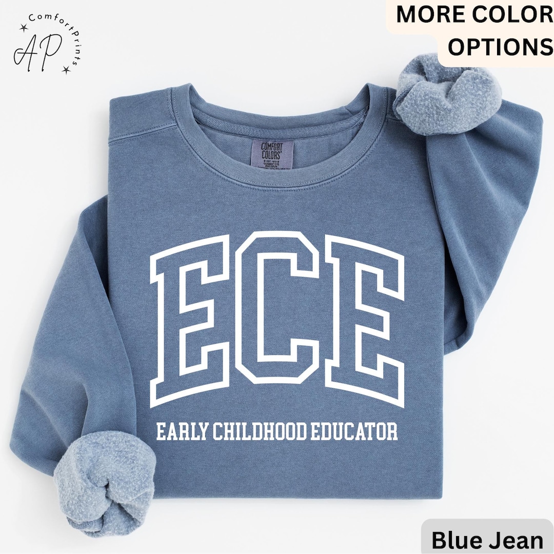 Early Childhood Educator Comfort Colors® Sweater, ECE Sweatshirt, Gift ...