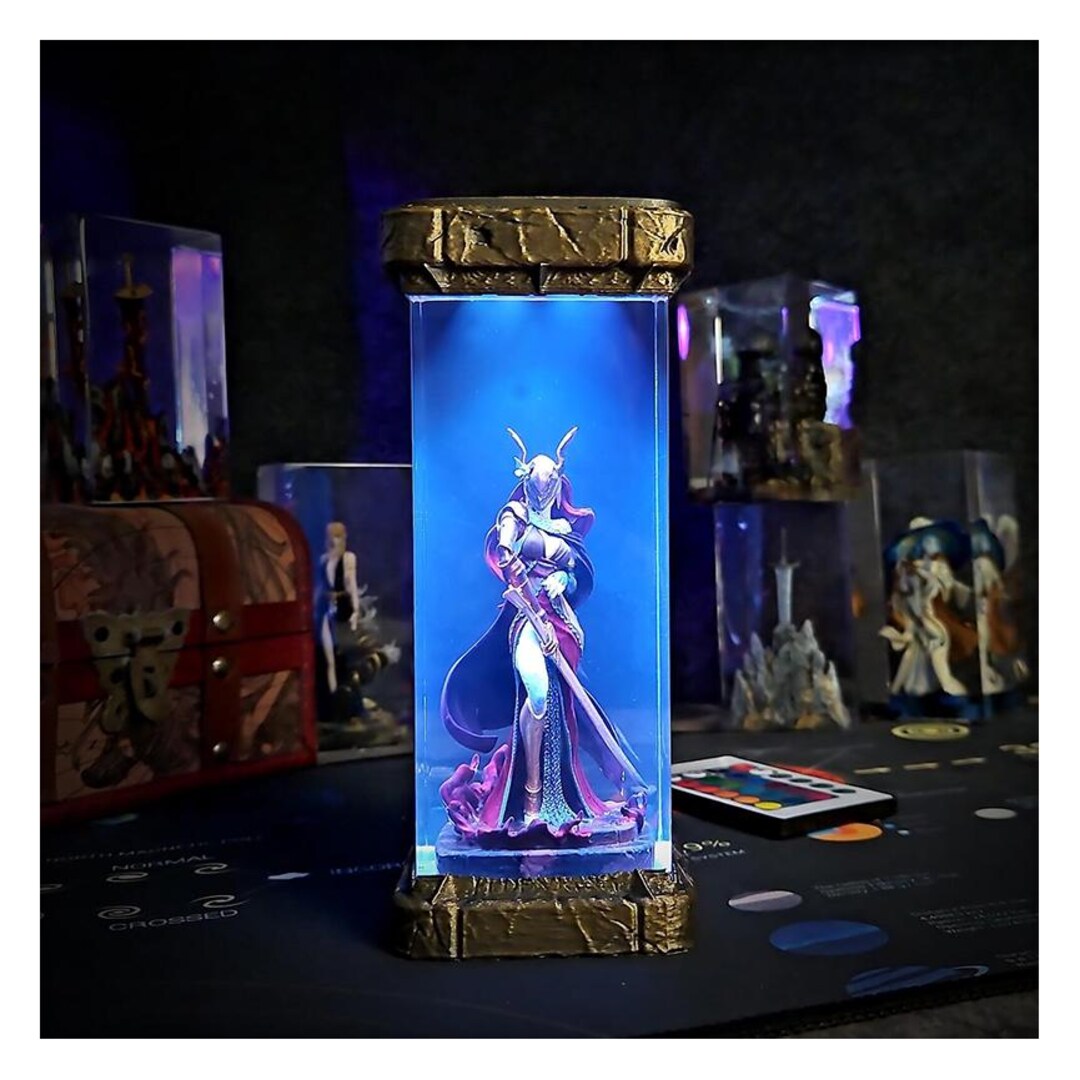 Elde.n R.ing Mal.enia Blade of Miquella Epoxy Resin Lamp, Night Light ...