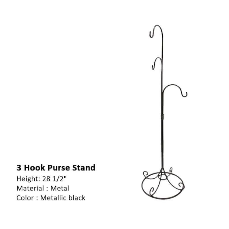 Stylish Stainless Steel Purse Display Stand for Desktop Organization ...