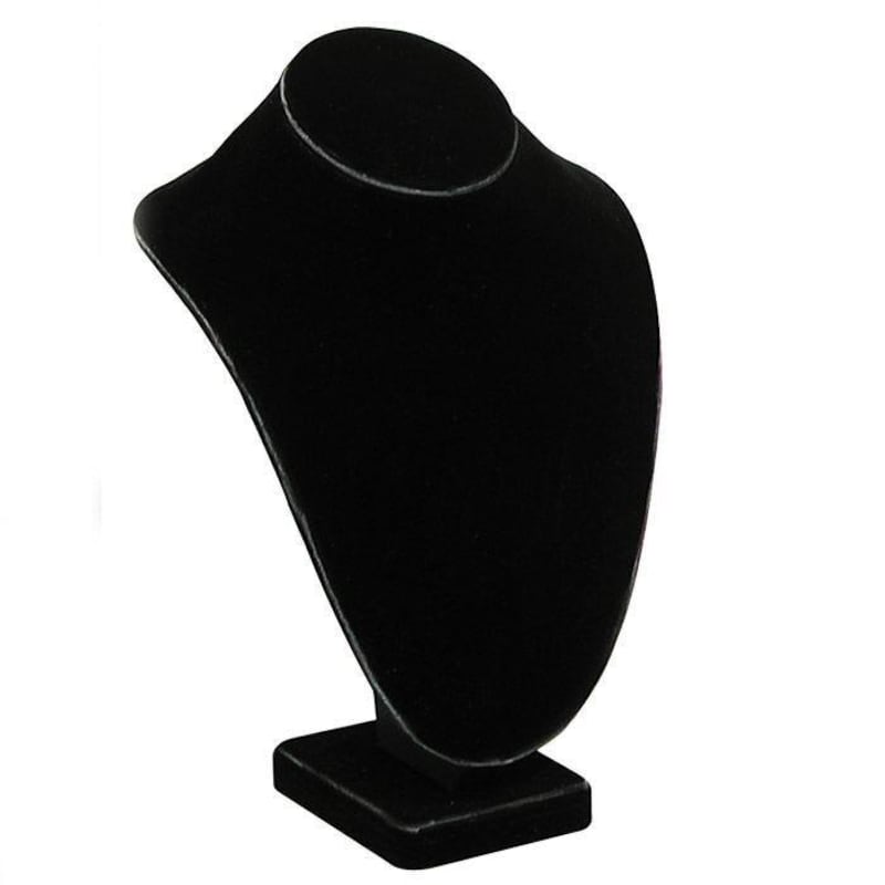 Velvet Jewelry Bust Form - Etsy