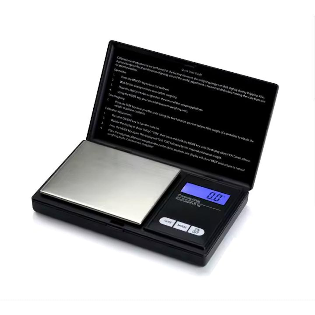 Portable Digital Pocket Scale With LCD Display Clam Shell Weighing ...