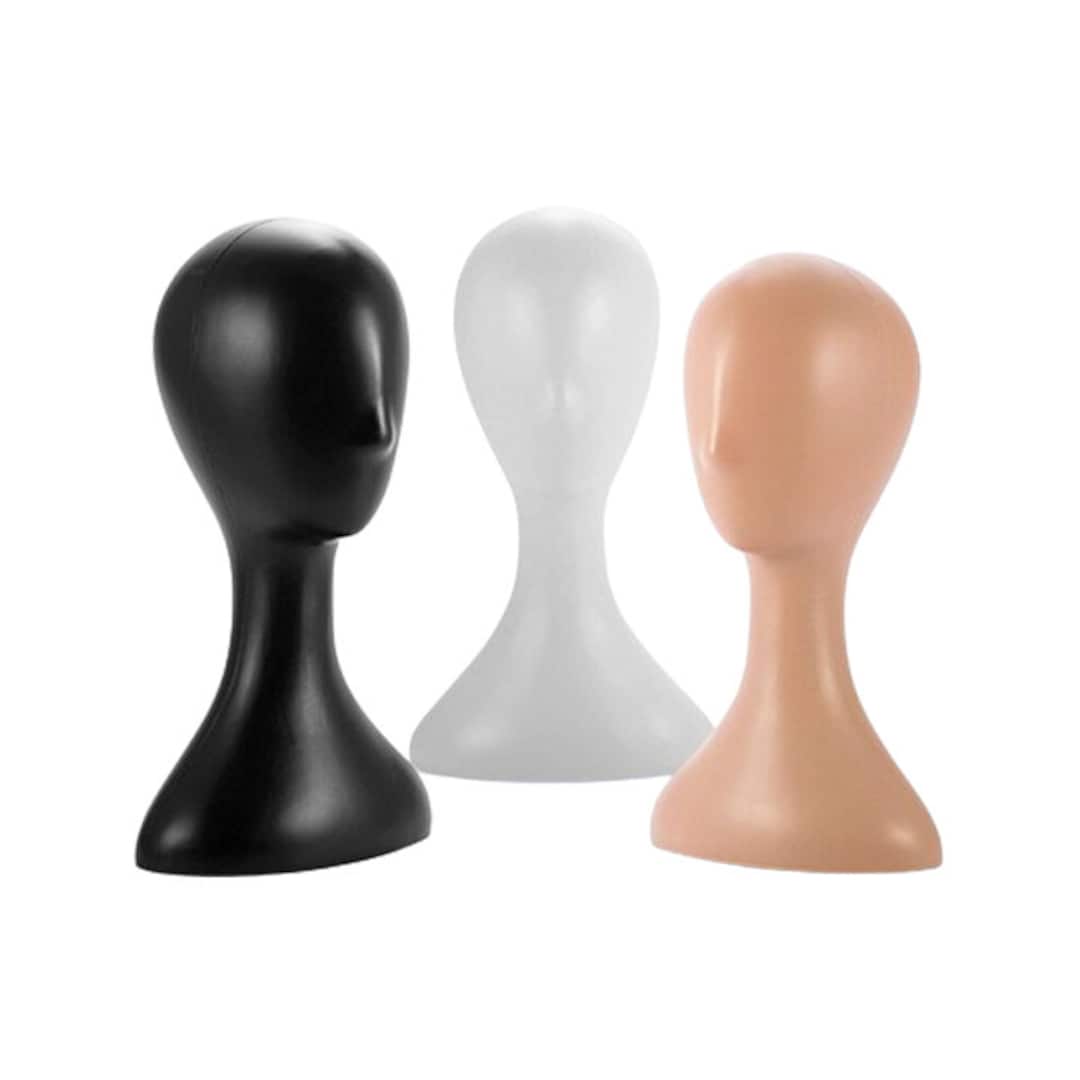 Stylish Female Plastic Mannequin Head for Wig Display - Home, Salon ...