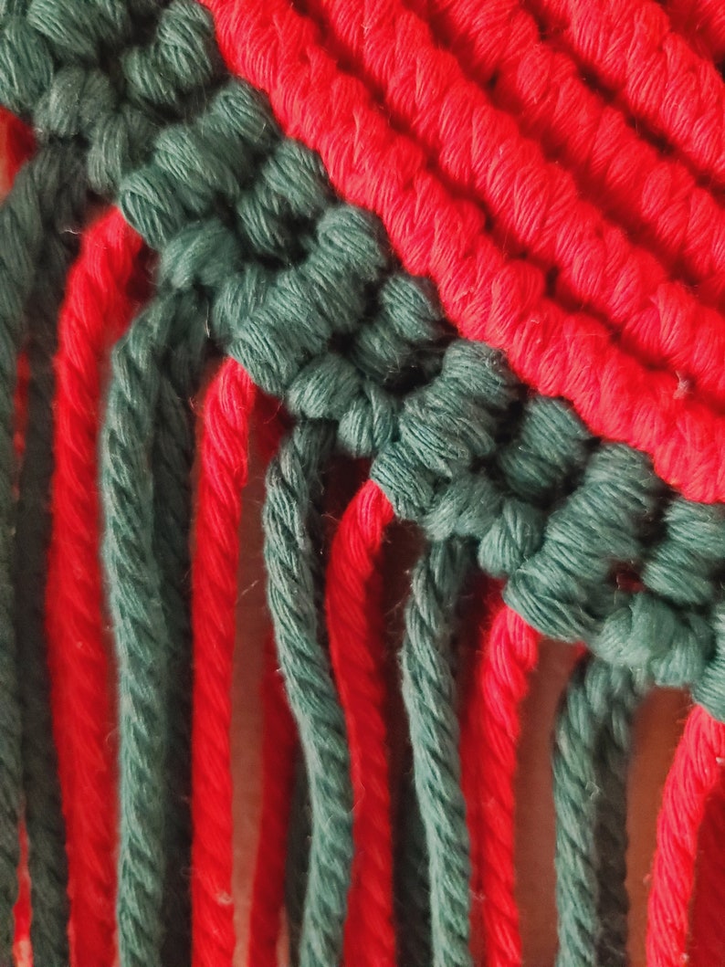 Macrame Watermelon Summer Wall Hanging Decoration Colorful - Etsy