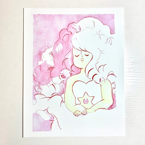 Rose Quartz SU Print - Etsy