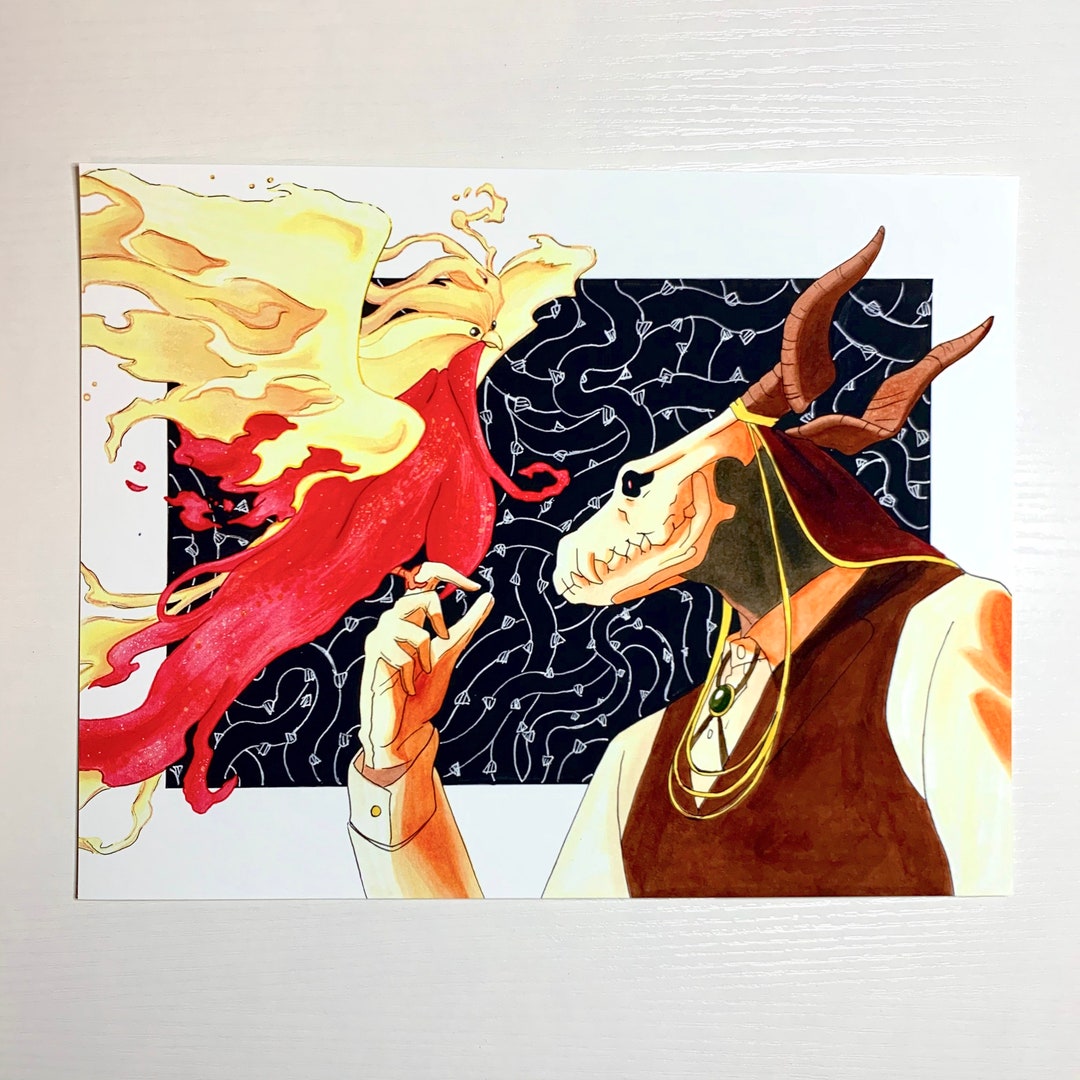 Bone Mage Elias Print - Etsy