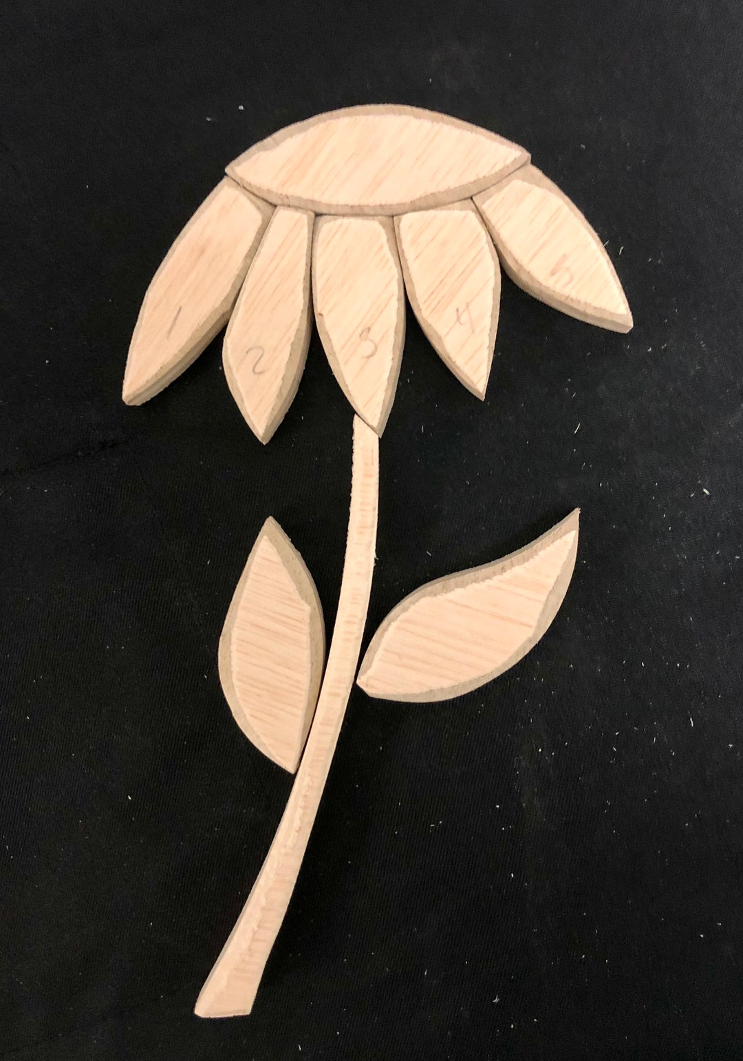 Flower - Daisy - Rustic - Unfinished - Wood - Craft Kit - Etsy