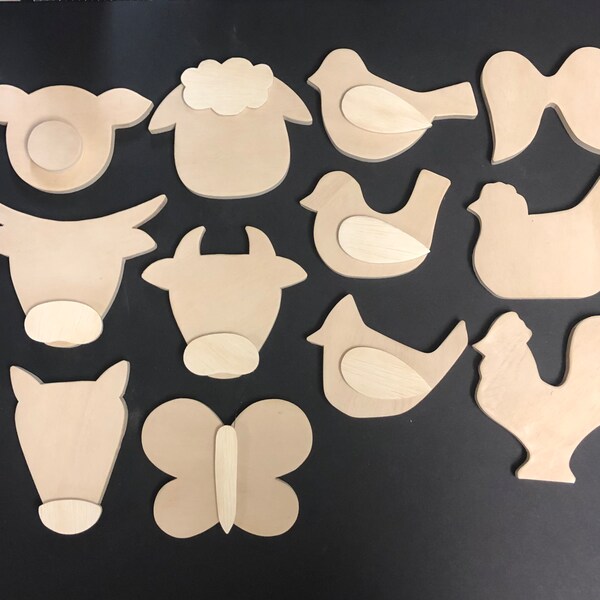 Animal Cutouts - Etsy