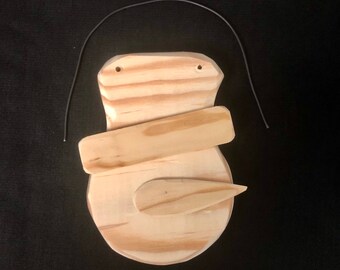 Mini DIY Snowman Unfinished Wood Craft Kit - Etsy