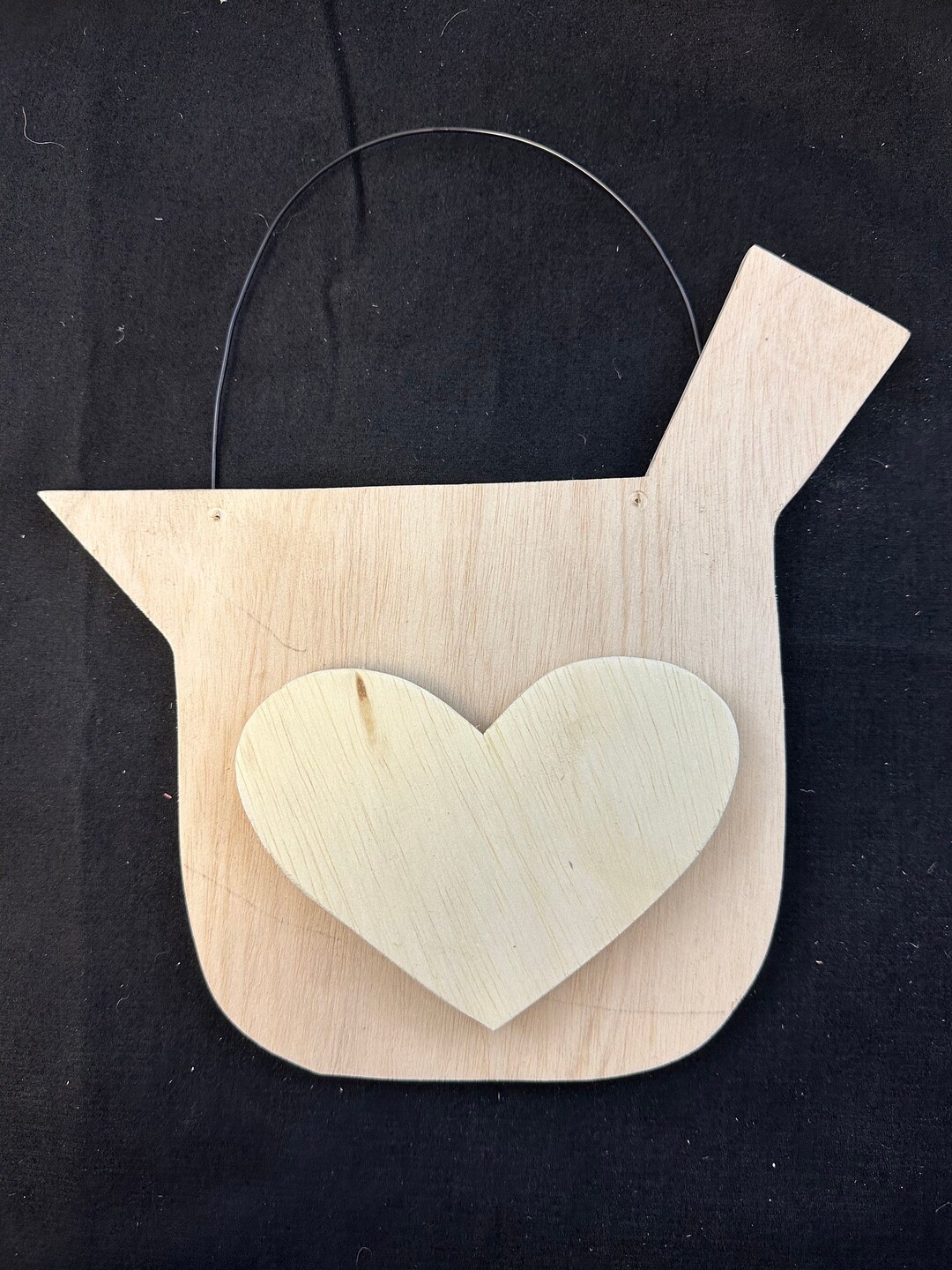 Bird Diy Hanging Bird Bird With Heart - Etsy