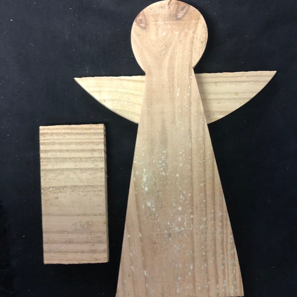 Rustic Wood Angel - Etsy