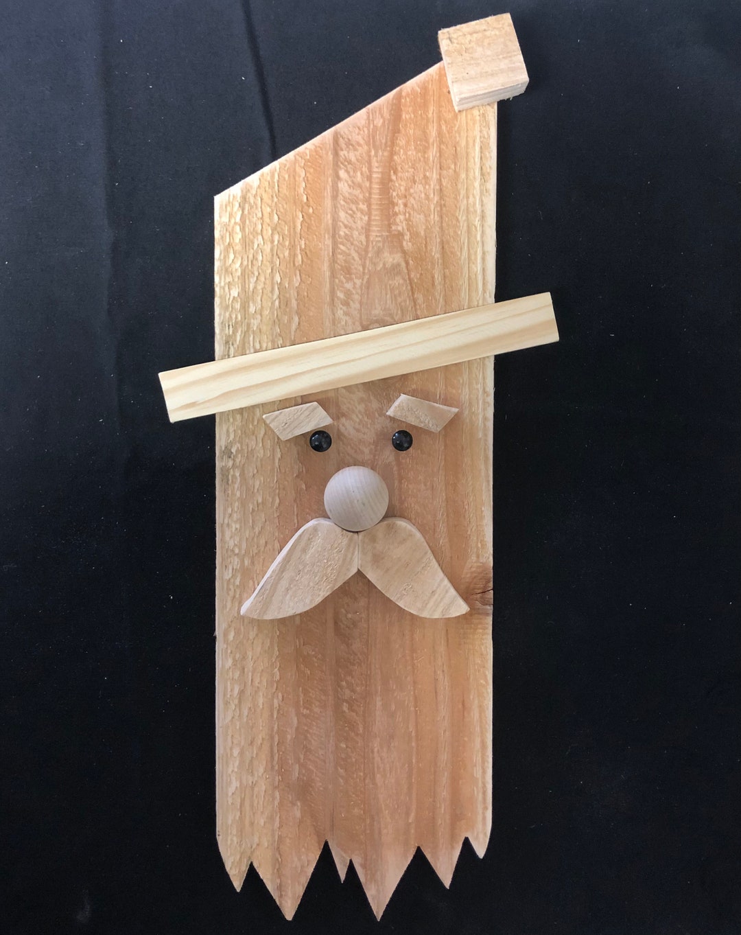 Santa - Fence Board - Christmas - Rustic - Diy - Craft Kit - Etsy