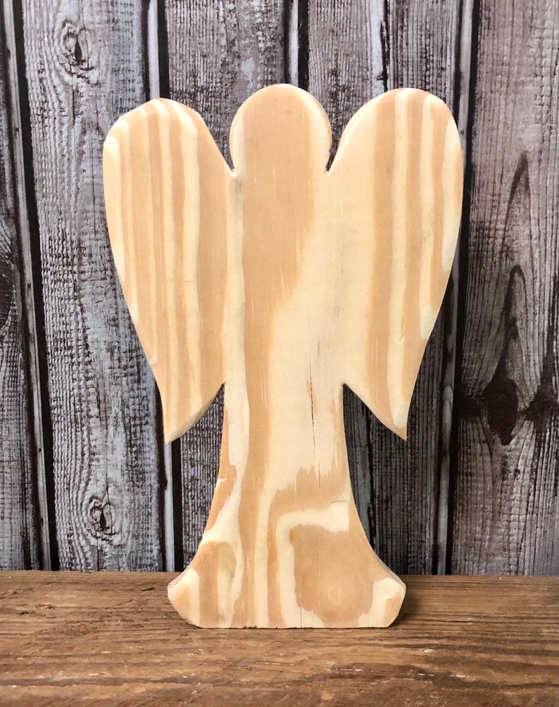 Angel Wood Angel DIY Angel Wood Crafts Unfinished Wood | Etsy
