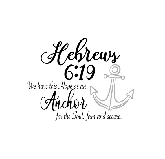Hebrews 6:19 Bible Verse Wall Art Printable Digital - Etsy