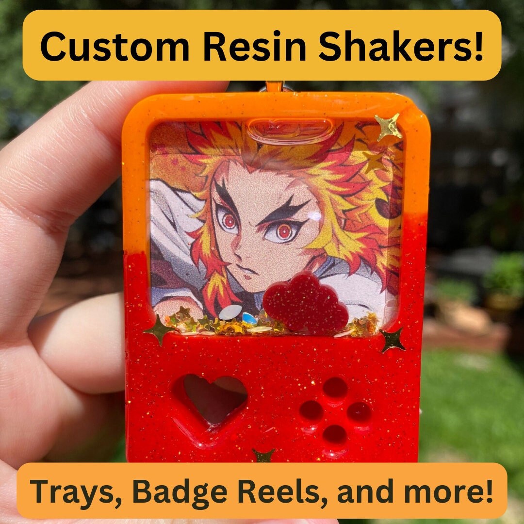 Custom Anime and Video Game Resin Shakers, Charms, Trays, and More - Etsy