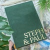 Emerald Green Photo Album, Large Velvet Photo Album, Green Velvet Album ...