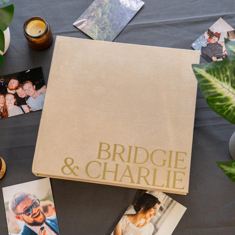 Emerald Green Photo Album, Large Velvet Photo Album, Green Velvet Album ...