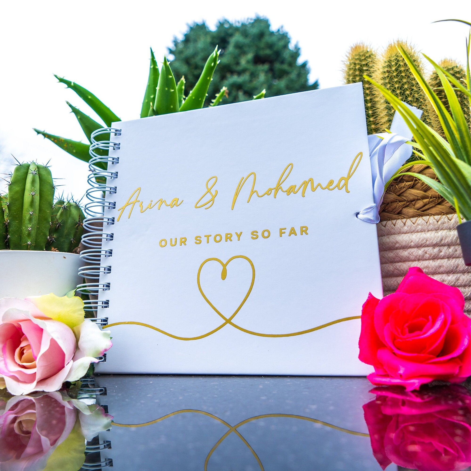 Our Story so Far Personalised Scrapbook Couples Memory Book - Etsy