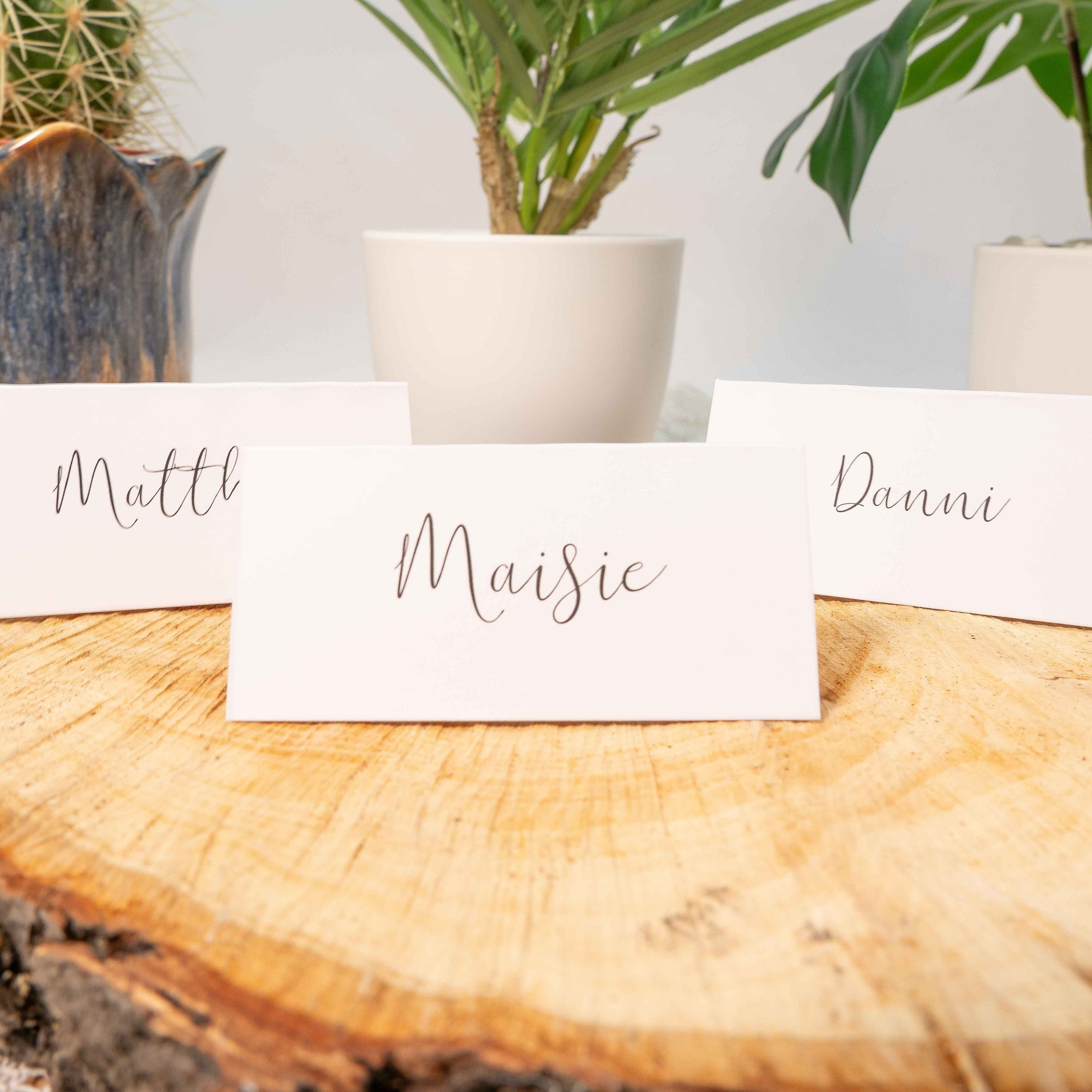 Table Place Cards, Settings Cards, Name Settings, Place Cards, Place ...