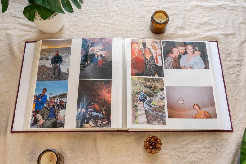 Emerald Green Photo Album, Large Velvet Photo Album, Green Velvet Album ...