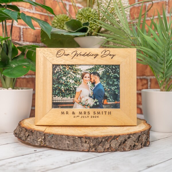 Newly Wed Photo Frames - Etsy UK