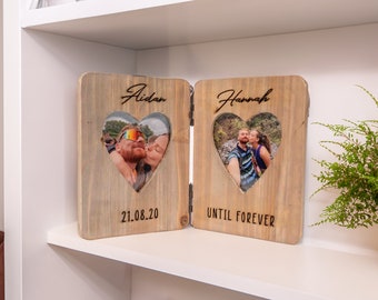 Brass Double Photo Frame - Etsy