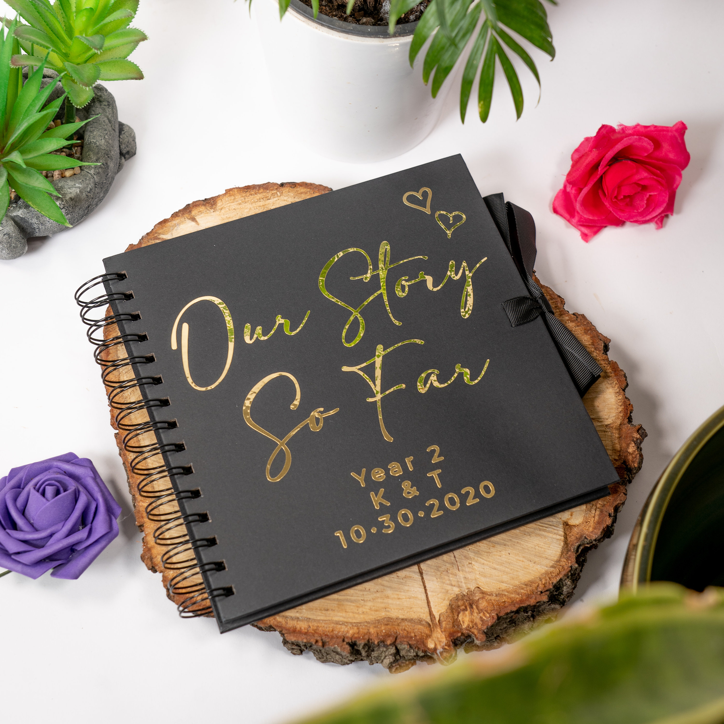 Our Story so Far Personalised Scrapbook Couples Memory Book - Etsy Canada