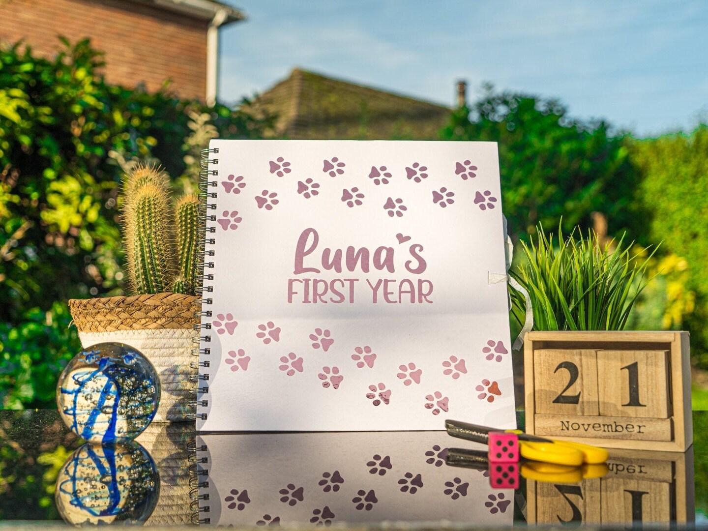 Personalised Scrapbook, Dogs Adventures, Memory Book Gift, Dog Gift ...