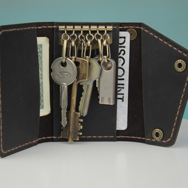 Leather Key Case - Etsy