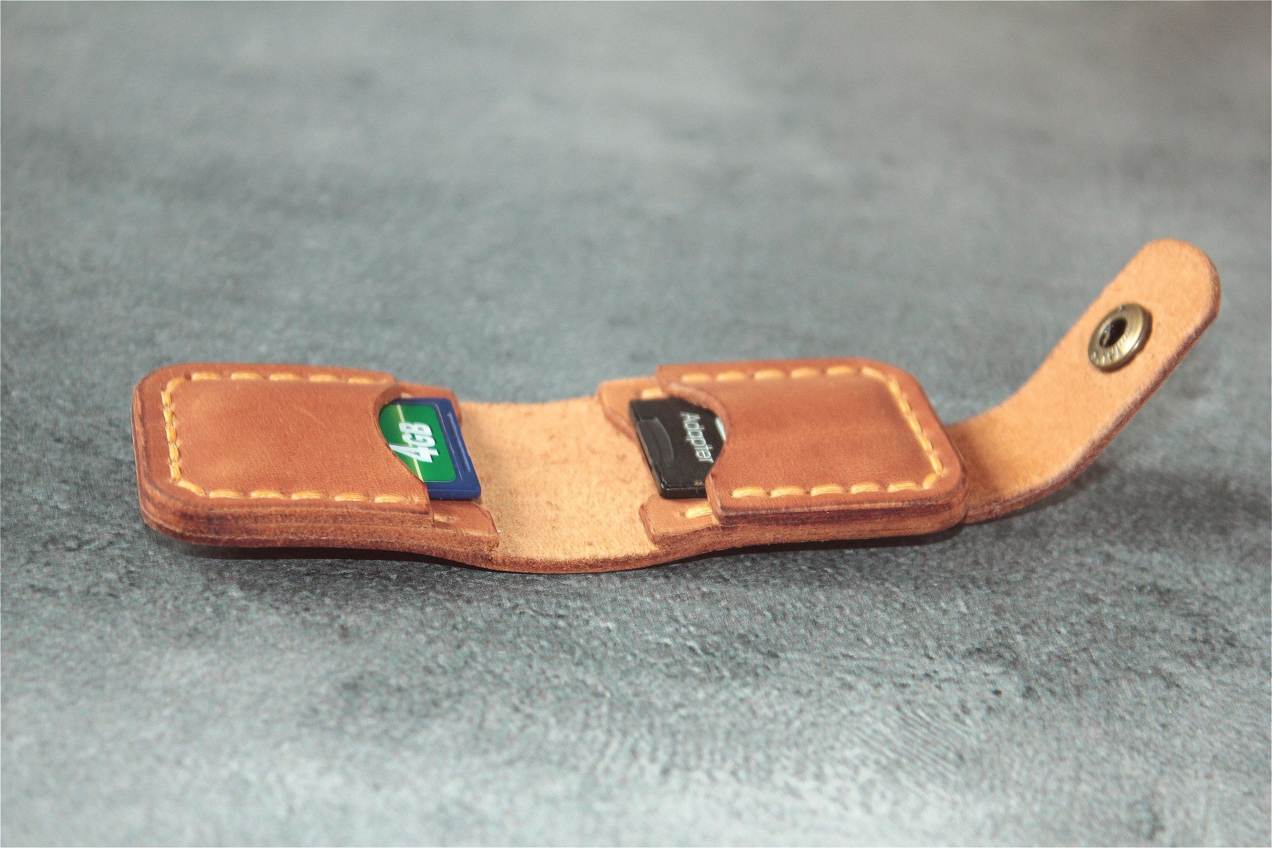 SD Card Case / Leather SD Card Case / Leather SD Card Wallet - Etsy