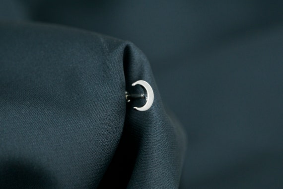 316L Crescent Moon Piercing / Three Color Crescent Moon - Etsy