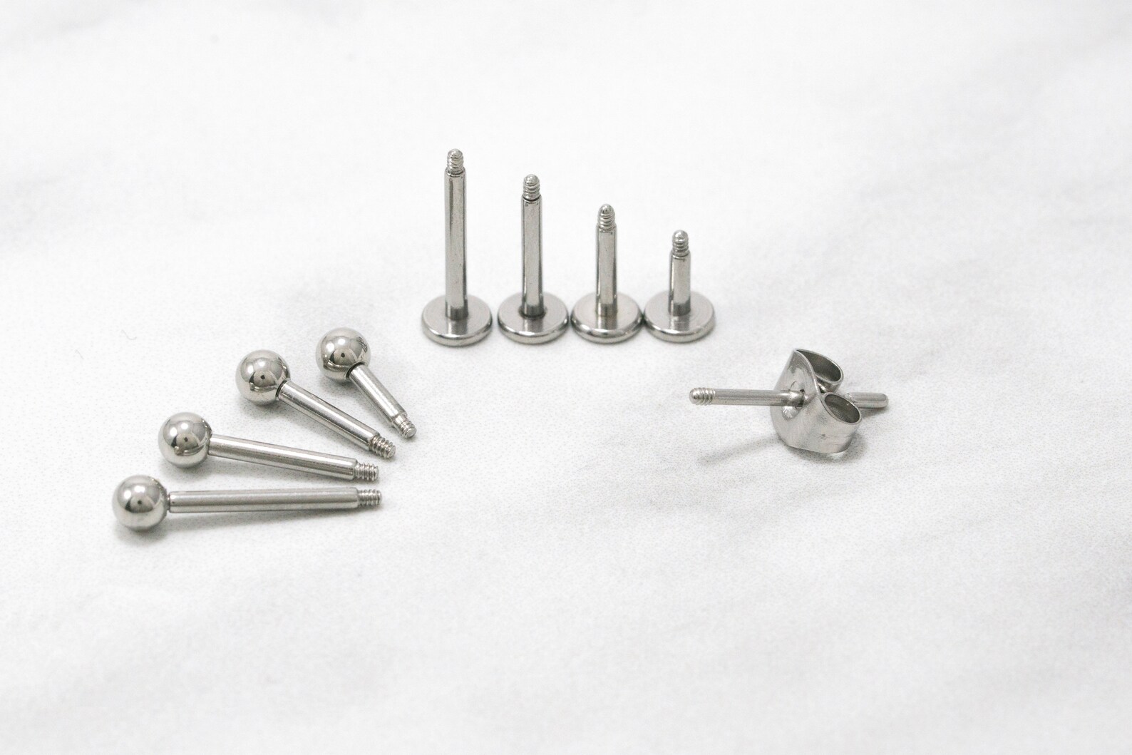 316L Cubic Crescent Piercing / Three Color Crescent Moon | Etsy