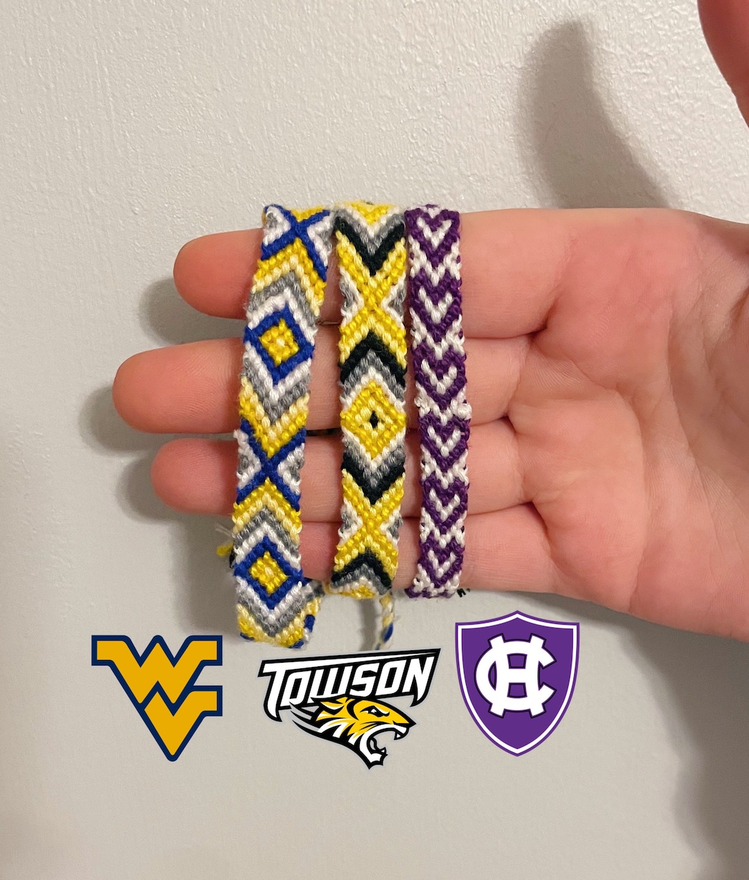 Custom College Friendship Bracelets - Etsy