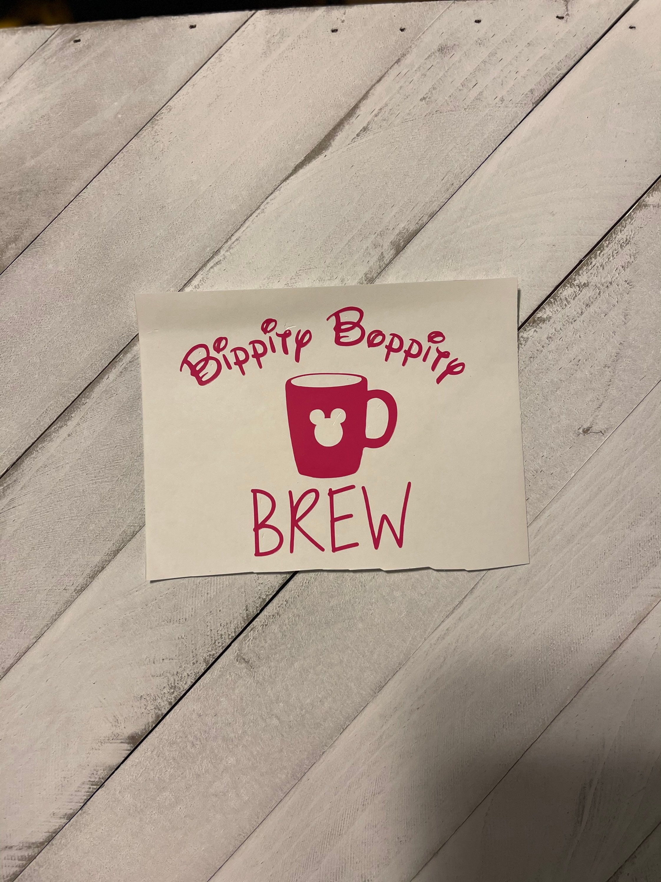 Bippity Boppity Brew Vinyl Sticker - Etsy