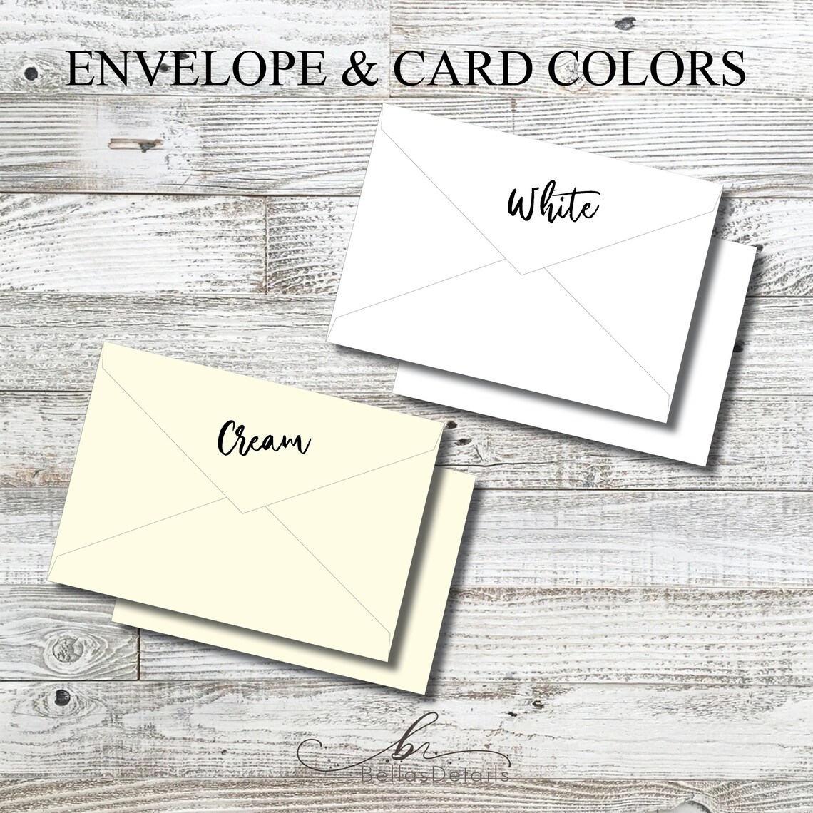 10 Personalized Envelopes With Note Card, 5" X 3.75" - Etsy