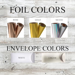 10 Personalized Envelopes With Foil Finish, Size 6.50 X 3.25 - Etsy