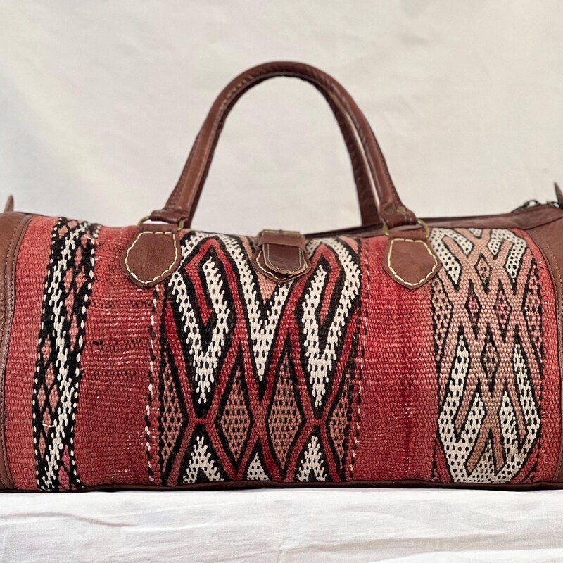 Moroccan Leather Bag - Etsy
