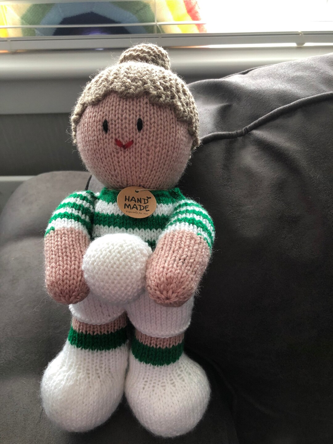 Hand Knitted Sports Dolls - Etsy
